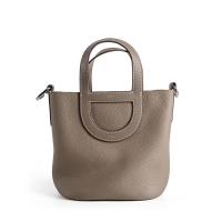 China Designer Vintage Cow Leather Crossbody Shoulder Handbag Bucket Bag for Women Daily Use for sale