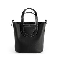 China Designer Vintage Cow Leather Crossbody Shoulder Handbag Bucket Bag for Women Daily Use for sale