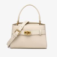 China Simple Fashion Soft Cowhide Ladies Shoulder Bag Crossbody Bag for Women Daily Life 30x20x10cm for sale