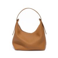 China Genuine Leather Large Messenger Bag for Women Lichee Pattern Soft Shoulder Bag 40x30x10 cm for sale