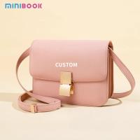 China Genuine Leather Ladies Tofu Bag Luxury Handbag Purse Small Shoulder Daily Use 20cm for sale