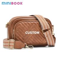 China Custom Logo PU Leather Crossbody Bag for Women Fashion Handbag 30x20x10 cm for sale