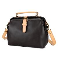 China Retro Genuine Leather Top Layer Vegetable Tanned Cowhide Crossbody Bag Sen Series Ins for sale