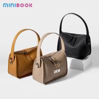China Custom Logo Leather Crossbody Shoulder Bag for Women 30x20x10 cm Portable Pillow Bag for sale