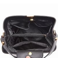 China 2024 Fashion PU Leather Women Handbag OEM ODM Custom Logo Daily Use Bag for sale