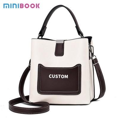 China Retro Pink Small PU Leather Shoulder Bag for Women Casual Daily Use 20x15x8 cm for sale