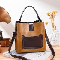 China Retro Pink Small PU Leather Shoulder Bag for Women Casual Daily Use 20x15x8 cm for sale