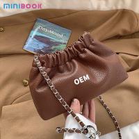 China Genuine Leather Crossbody Bag for Daily Life Low MOQ Mix Models Custom Logo Grey for sale
