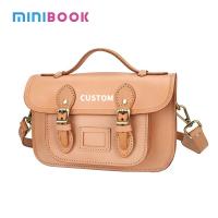 China Retro Vegetable Tanned Cowhide Crossbody Bag 1-Shoulder Daily Use Leather Purse for sale