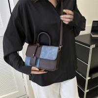 China PU Ladies Shoulder Bag Korean Diamond Lattice Small Bag Custom Logo Available 20x15cm for sale