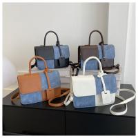China PU Ladies Shoulder Bag Korean Diamond Lattice Small Bag Custom Logo Available 20x15cm for sale