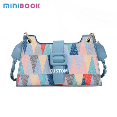 China Designer Shoulder Crossbody Bag for Women Autumn Casual Contrasting Colors 30x20x10 cm for sale
