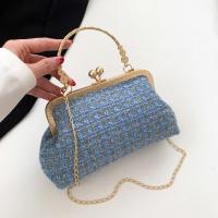 China Polyester Lining Material Fashion Designer Handbags for Ladies 2024 Custom Sling Bag 30x20cm for sale