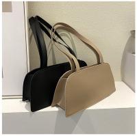 China Korean Fashion Solid Color Single Shoulder Bag Custom Logo Women Handbag 30x20x10cm for sale