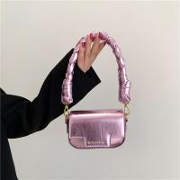 China Fashion Laser Small Square Bag Woven Handbag Shoulder Bag for Women Single Handle 20x15cm for sale
