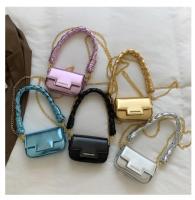 China Fashion Laser Small Square Bag Woven Handbag Shoulder Bag for Women Single Handle 20x15cm for sale