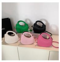 China Classic Pink Leather Crossbody Messenger Bag for Women 30cm Shoulder Purse for sale