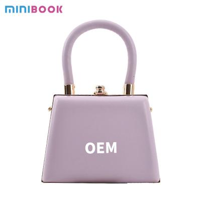 China Custom Logo PU Leather Handbag Top Handle Crossbody Bag for Women Fashion 2024 for sale