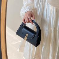 China Single Handle PU Leather Tote Purse for Women Elegant Half Moon Bag 30cm for sale