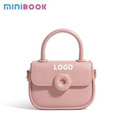 China Adjustable Women's Leather Shoulder Bag Crossbody Button Closure 30cm for sale