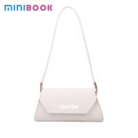 China Vintage Fashionable Small Square PU Leather Handbag Trendy Simple Underarm Bag 20x15cm for sale