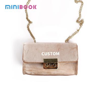 China Custom Logo Retro Wax Matt Vegetable Tanned Cowhide Shoulder Crossbody Bag for Women 30x20cm for sale