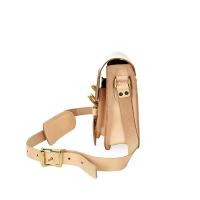 China Retro Motorcycle Bag Genuine Leather Single Handle/Strap First Layer Cowhide Design for sale