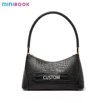 China Genuine Leather Shoulder Underarm Bag for Daily Use Custom Logo OEM 1 Size for sale