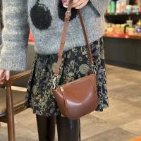 China Flocked Cowhide Bag 2024 Spring Versatile Daily Use Handbag Custom Logo OEM for sale