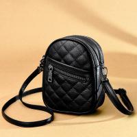 China Genuine Leather Small Square Shoulder Bag Women Casual Versatile Daily Use 2024 for sale