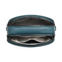 China Custom Logo Soft Leather Crossbody Bag for Women Double Layer Daily Use for sale