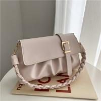 China Fashion Weave Crossbody Leather Chain Bag for Women High Quality 120cm Strap for sale