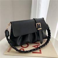 China Fashion Weave Crossbody Leather Chain Bag for Women High Quality 120cm Strap for sale