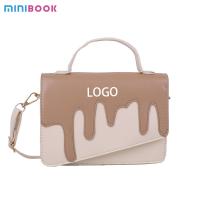 China Custom Logo Fashion Leather Handbag for Women Personalized Unique Shoulder Bag 30x20x10 cm for sale