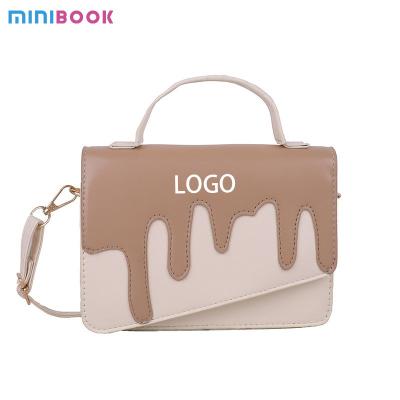 China Custom Logo Fashion Leather Handbag for Women Personalized Unique Shoulder Bag 30x20x10 cm for sale