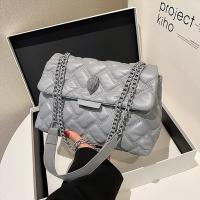 China Designer Rhombus Chain Crossbody Bag PU Leather Shoulder Handbag 25cm x 15cm for sale