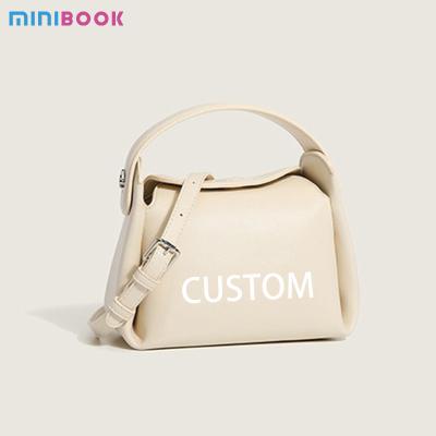 China Custom Logo Leather Crossbody Sling Bag for Women 30x20x8cm Shoulder Handbag for sale