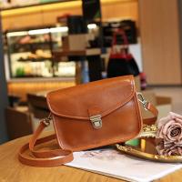 China Genuine Leather Shoulder Crossbody Bag Large Capacity 2024 Polyester Lining for sale