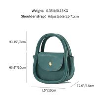 China First Layer Cowhide Single Shoulder Lipstick Bag Zipper Closure Street Fashion for sale
