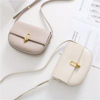 China Genuine Leather Semi-Circle Saddle Bag for Women Custom Logo 2024 for sale