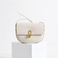 China Genuine Leather Semi-Circle Saddle Bag for Women Custom Logo 2024 for sale