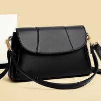 China Custom Logo Vegan PU Leather Lady Purse with Zipper Closure Fashion Handbag for Daily Use for sale