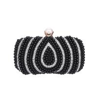 China Custom Logo Ladies Beaded Rhinestone Clutch for Beach Party Bridal Bags 25cm for sale