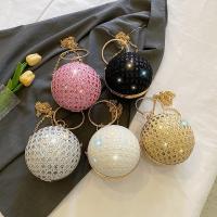 China Designer Crystal Shoulder Bag Luxury Evening Purse for Women Party Handbag 30cm for sale