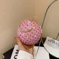 China Designer Crystal Shoulder Bag Luxury Evening Purse for Women Party Handbag 30cm for sale