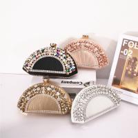 China Custom Logo Diamond Encrusted Evening Bag for Daily Life Low MOQ 20cm for sale