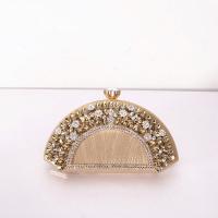 China Custom Logo Diamond Encrusted Evening Bag for Daily Life Low MOQ 20cm for sale