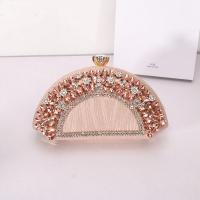 China Custom Logo Diamond Encrusted Evening Bag for Daily Life Low MOQ 20cm for sale