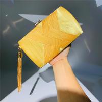 China Women Satin Tassel Envelope Clutch Bag for Wedding Party Formal Events 25cm for sale