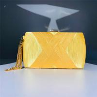 China Women Satin Tassel Envelope Clutch Bag for Wedding Party Formal Events 25cm for sale